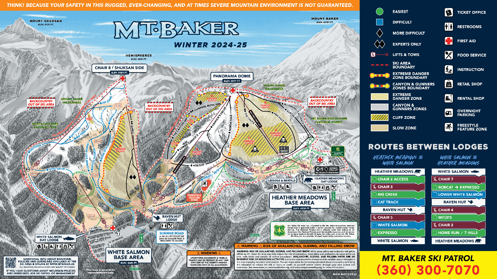 Trail Map - Mt. Baker Ski Area